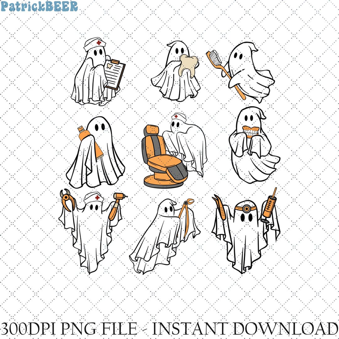 Dentist Ghost Spooky Halloween Png, Halloween Tooth, Boo Tooth Teeth ...