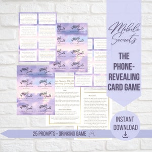 Phone-revealing Card Game : Mobile Secrets | Break the Ice W. 25 ...