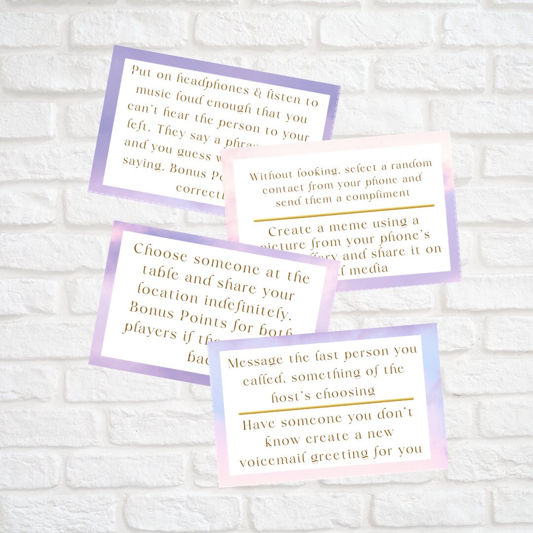 Phone-revealing Card Game : Mobile Secrets | Break the Ice W. 25 ...