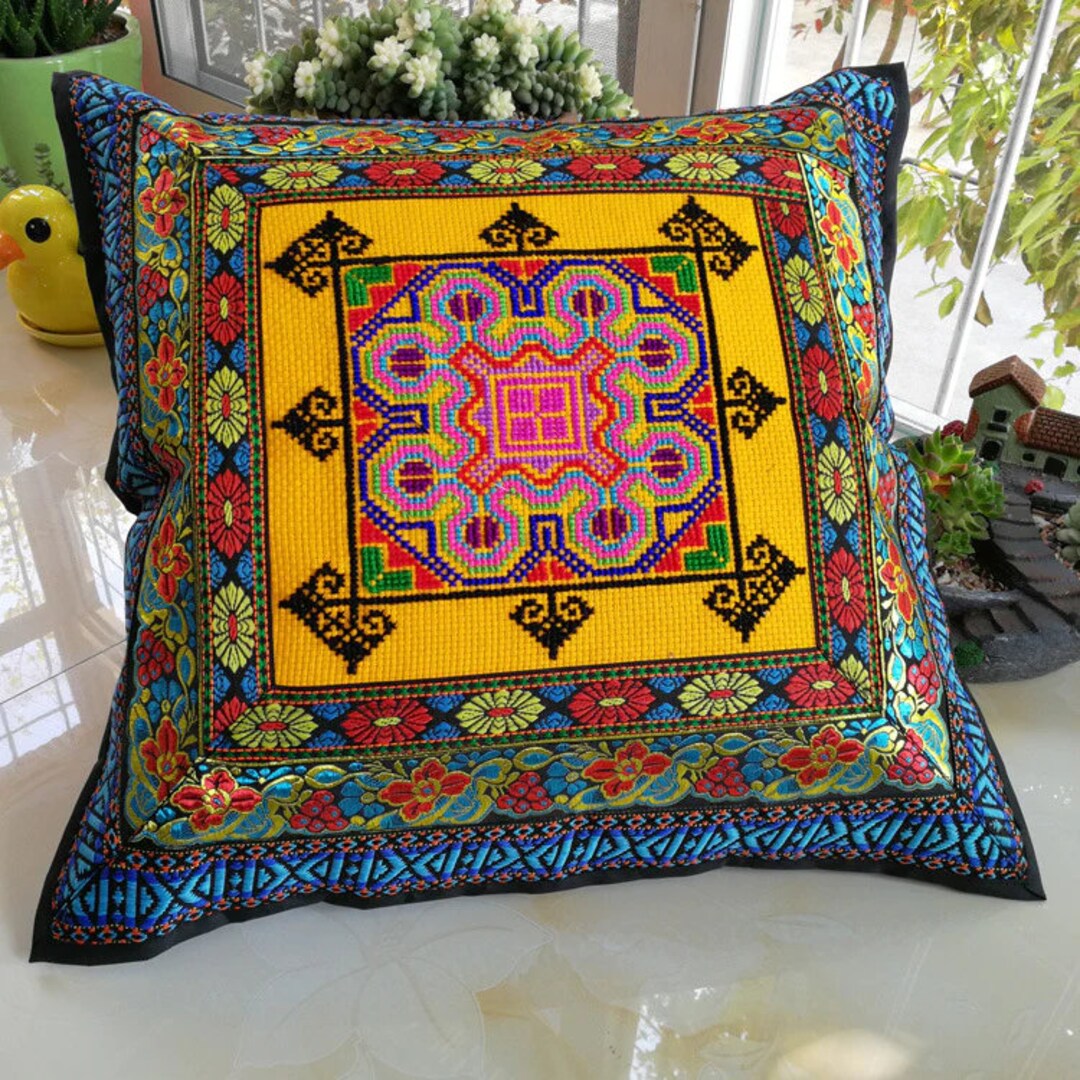 Vintage Ethnic Cushioned Dining Cushion Features Fabric - Etsy Singapore