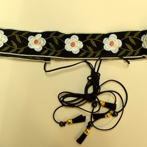 Bandwidth Waist Seal Ethnic Style Tibetan Clothes Robe With String ...