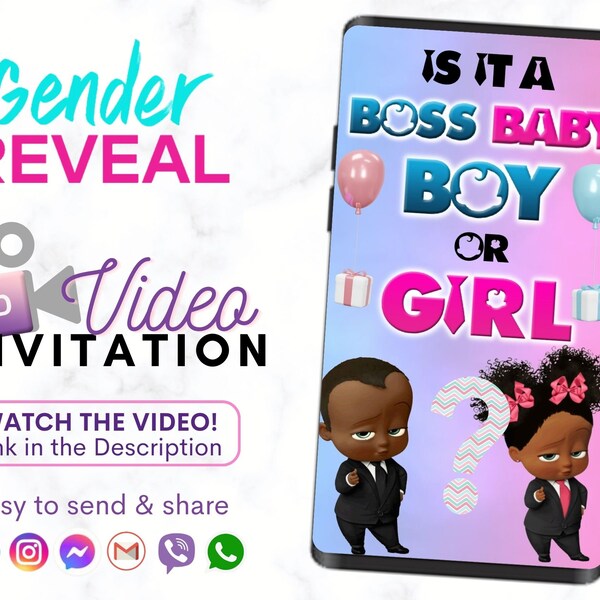 Baby Gender Reveal - Etsy