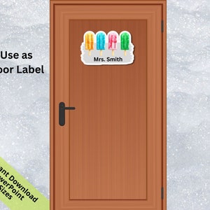 Summer Popsicles, Editable Student Name Tags PRINTABLES, Classroom ...