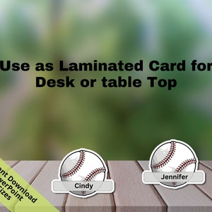 Baseball, Editable Student Name Tags PRINTABLES, Classroom Bulletin ...