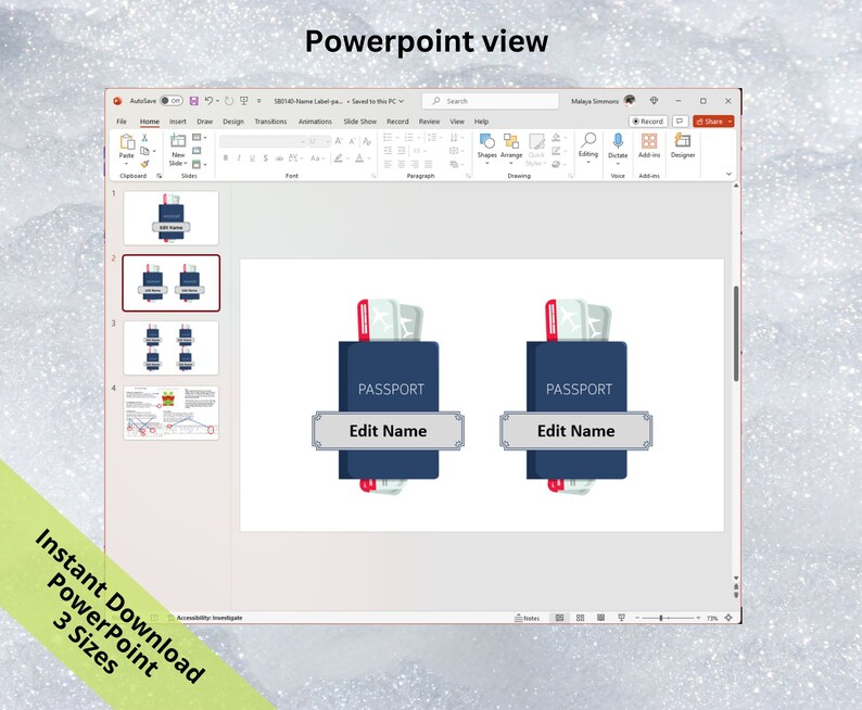 Passport Book, Editable Student Name Tags PRINTABLES, Classroom ...