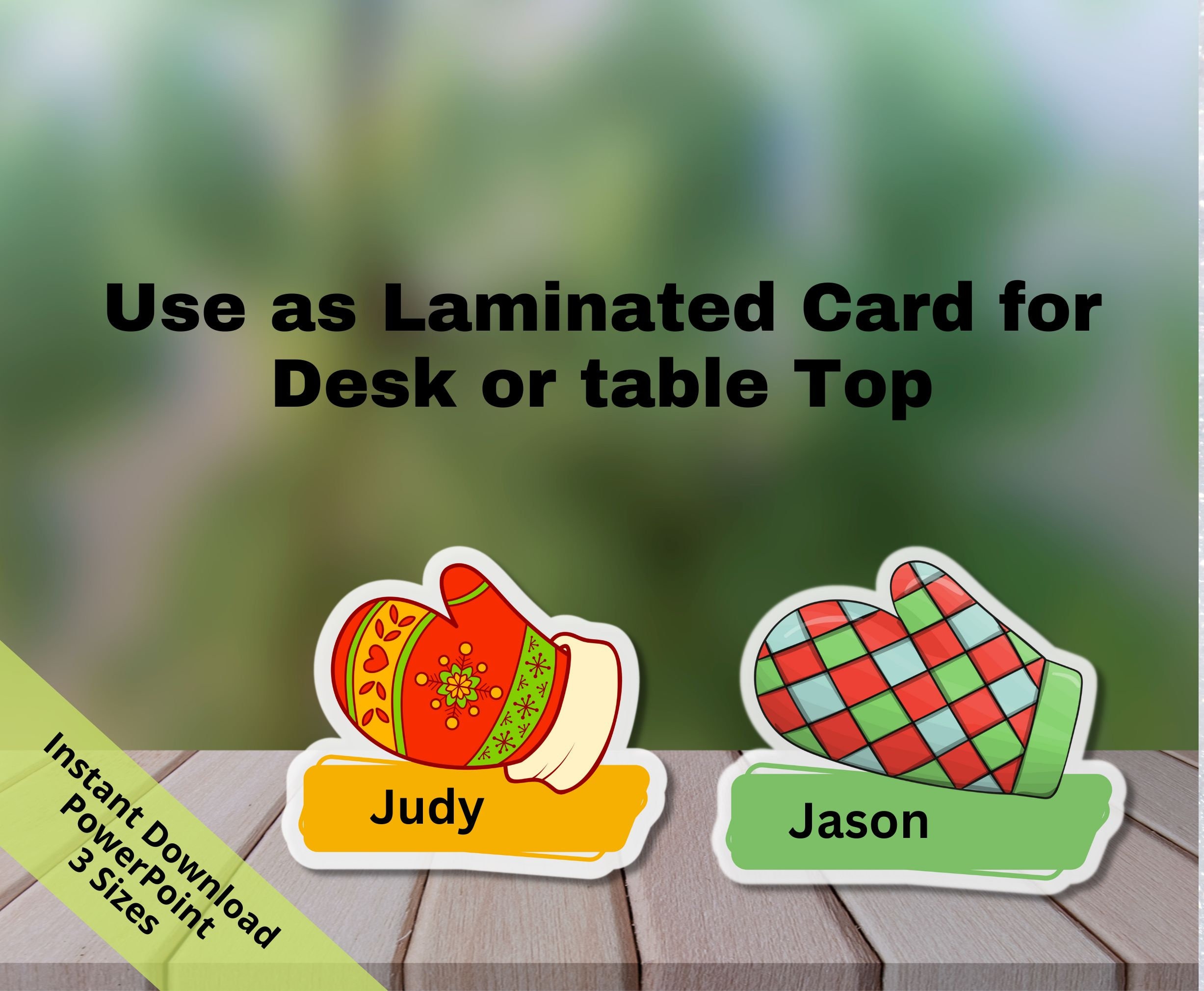 Winter Mittens, Editable Student Name Tags PRINTABLES, Classroom ...