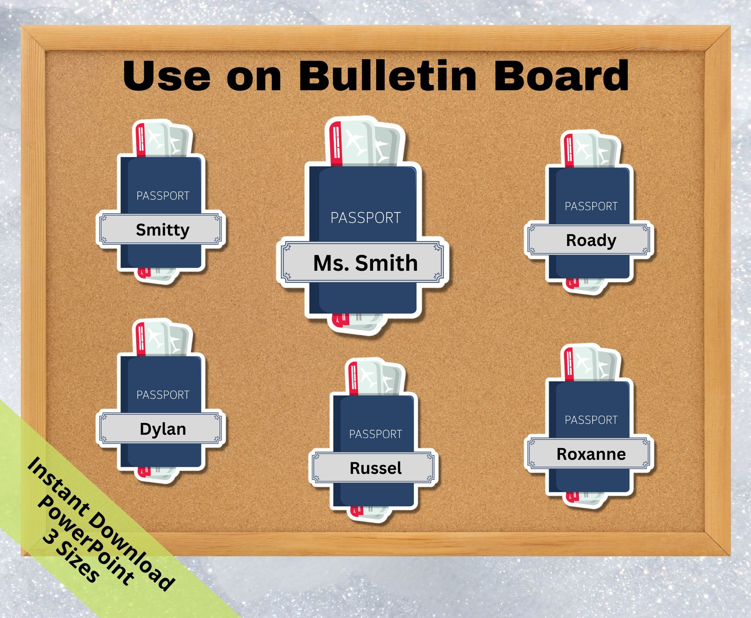 Passport Book, Editable Student Name Tags PRINTABLES, Classroom ...