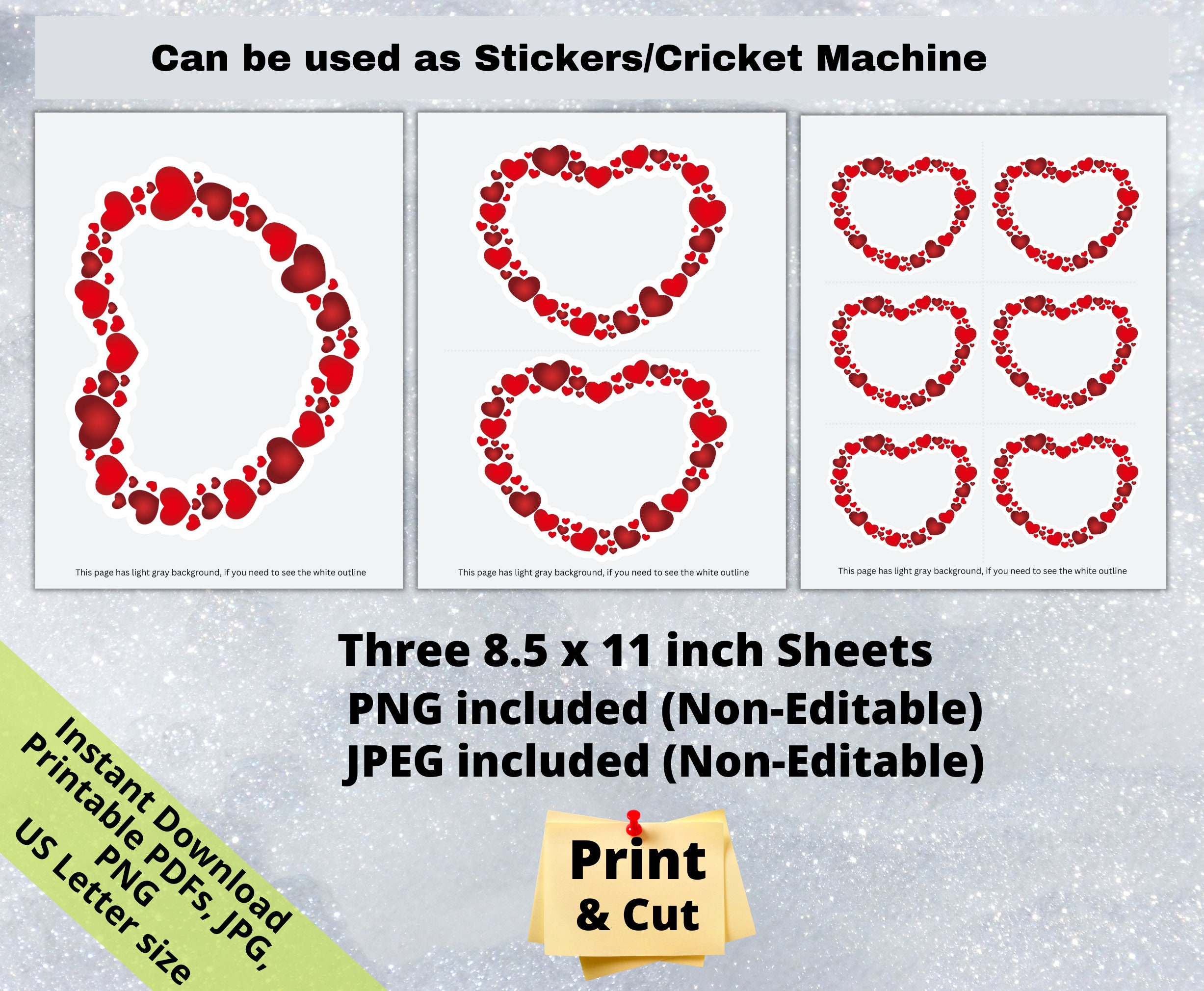Heart Valentine Name Tags: Editable Classroom Decor (PDF, PNG, JPG) - Etsy