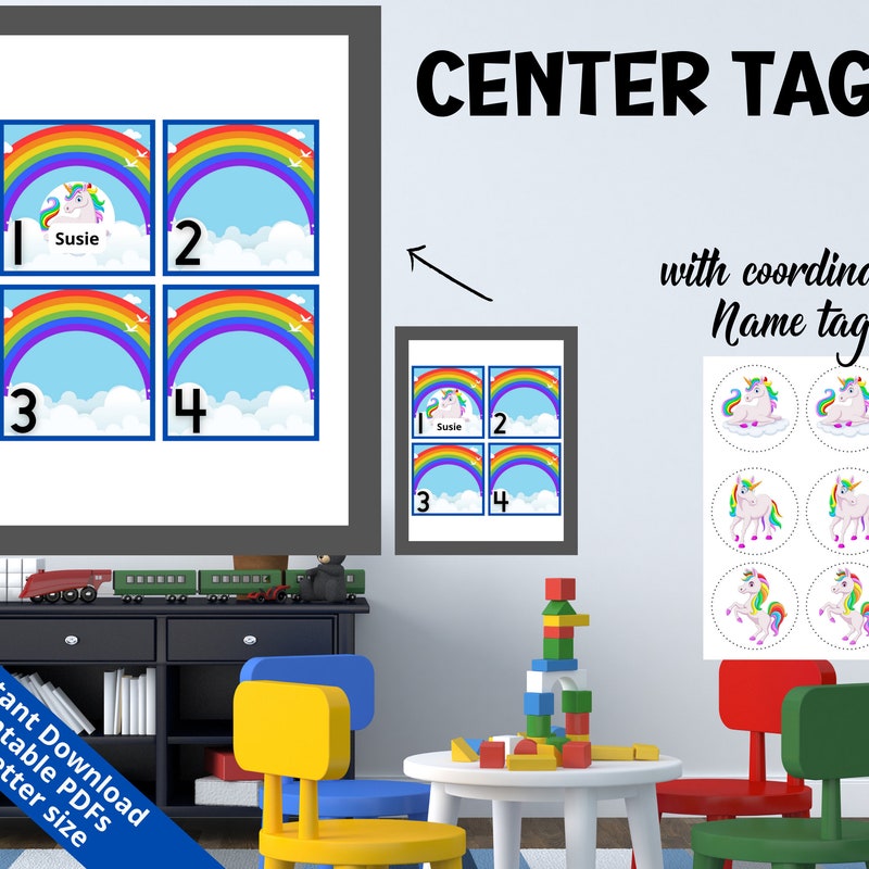 Preschool Center Tags - Etsy