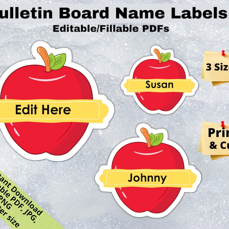 Fall Themed Name Tags - Etsy