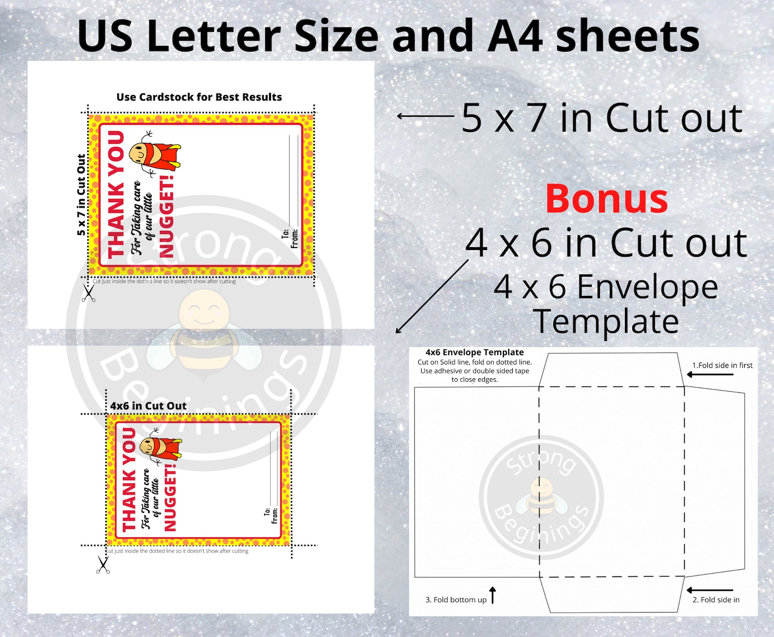 PRINTABLE Chicken Nugget Gift Card Holder, Teacher Thank You, Teacher ...