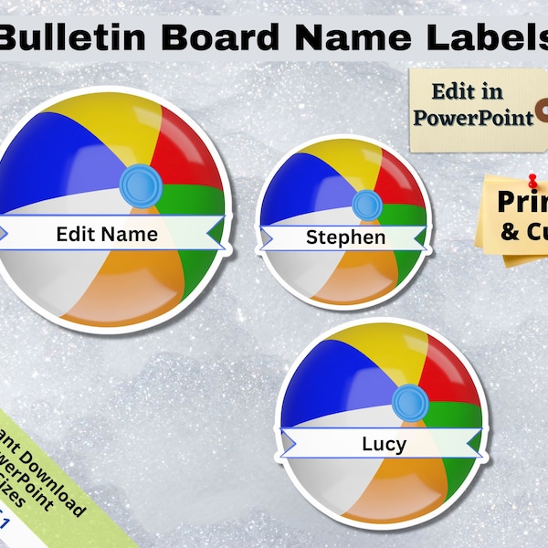 Beach Ball Banner - Etsy