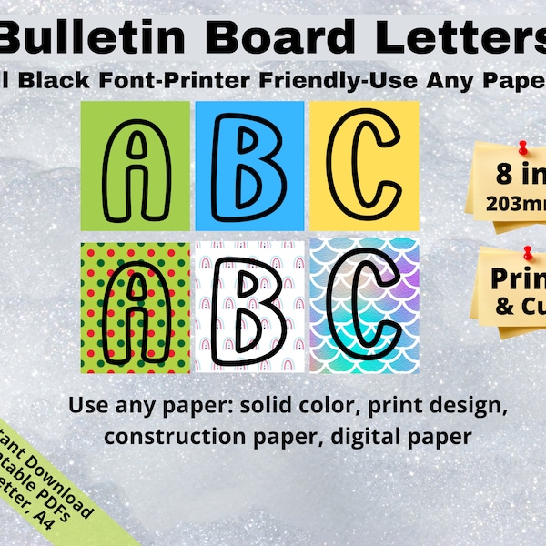 Bulletin Board Letters - Etsy