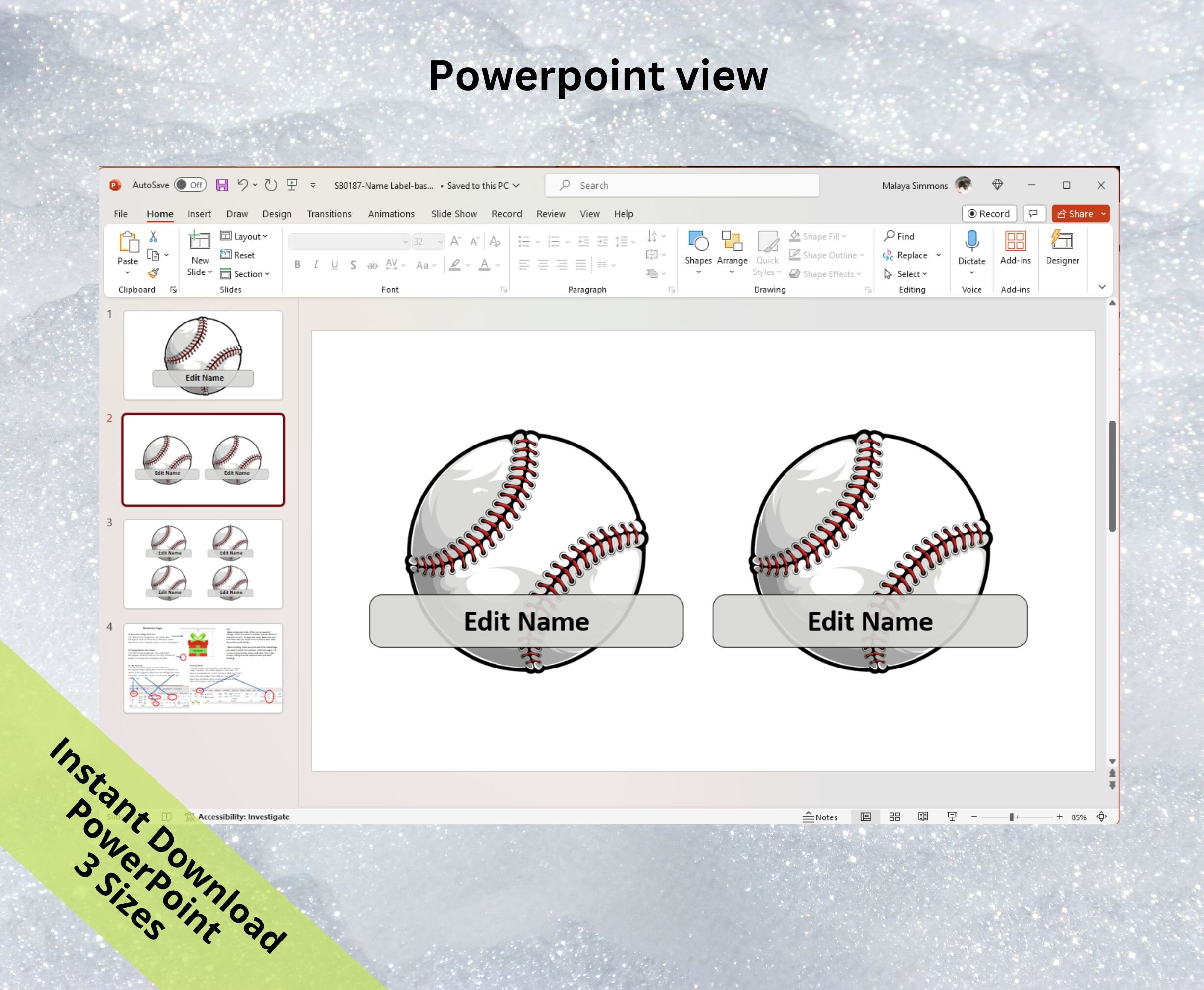 Baseball, Editable Student Name Tags PRINTABLES, Classroom Bulletin ...