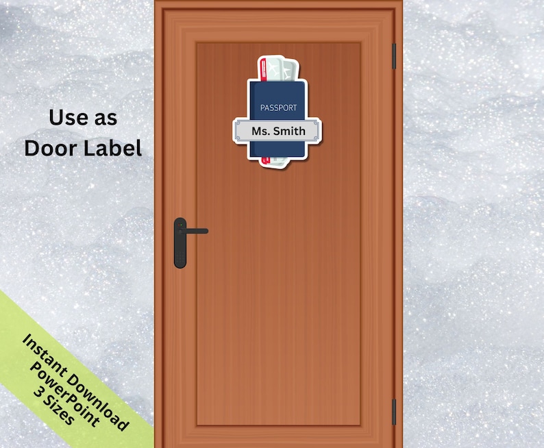 Passport Book, Editable Student Name Tags PRINTABLES, Classroom ...