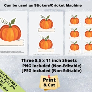 Pumpkins Fall, Editable Student Name Tags PRINTABLES, Classroom ...