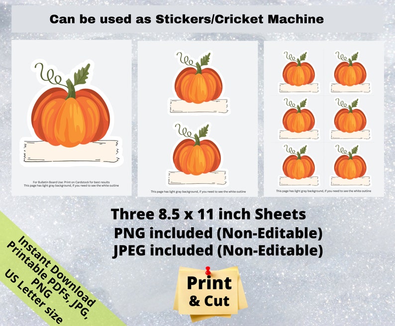 Pumpkins Fall, Editable Student Name Tags PRINTABLES, Classroom ...