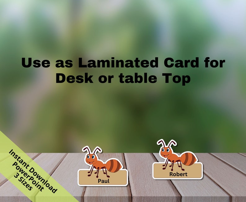 Ant Name Tags: Editable Classroom Decor (powerpoint, Digital Download ...