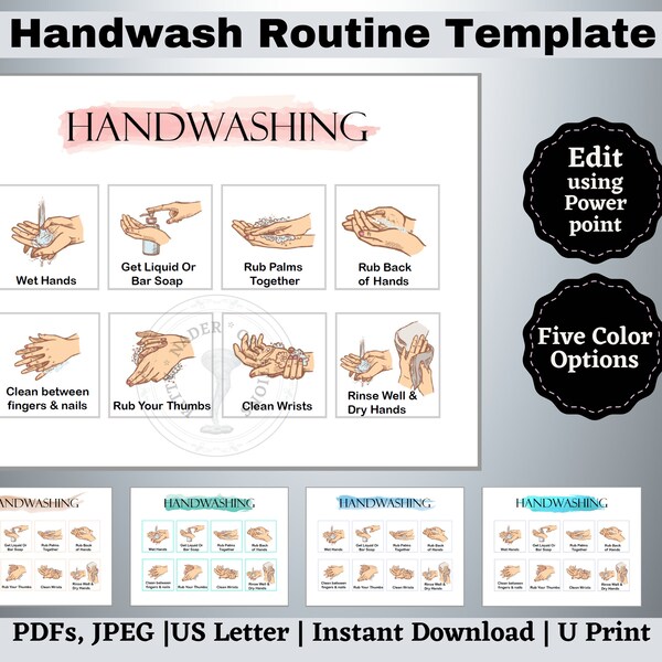 Wash Your Hands Classroom Sign - Etsy