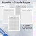 Printable Graph Paper PDF, Bundle Grid Paper, Digital Graph Paper ...
