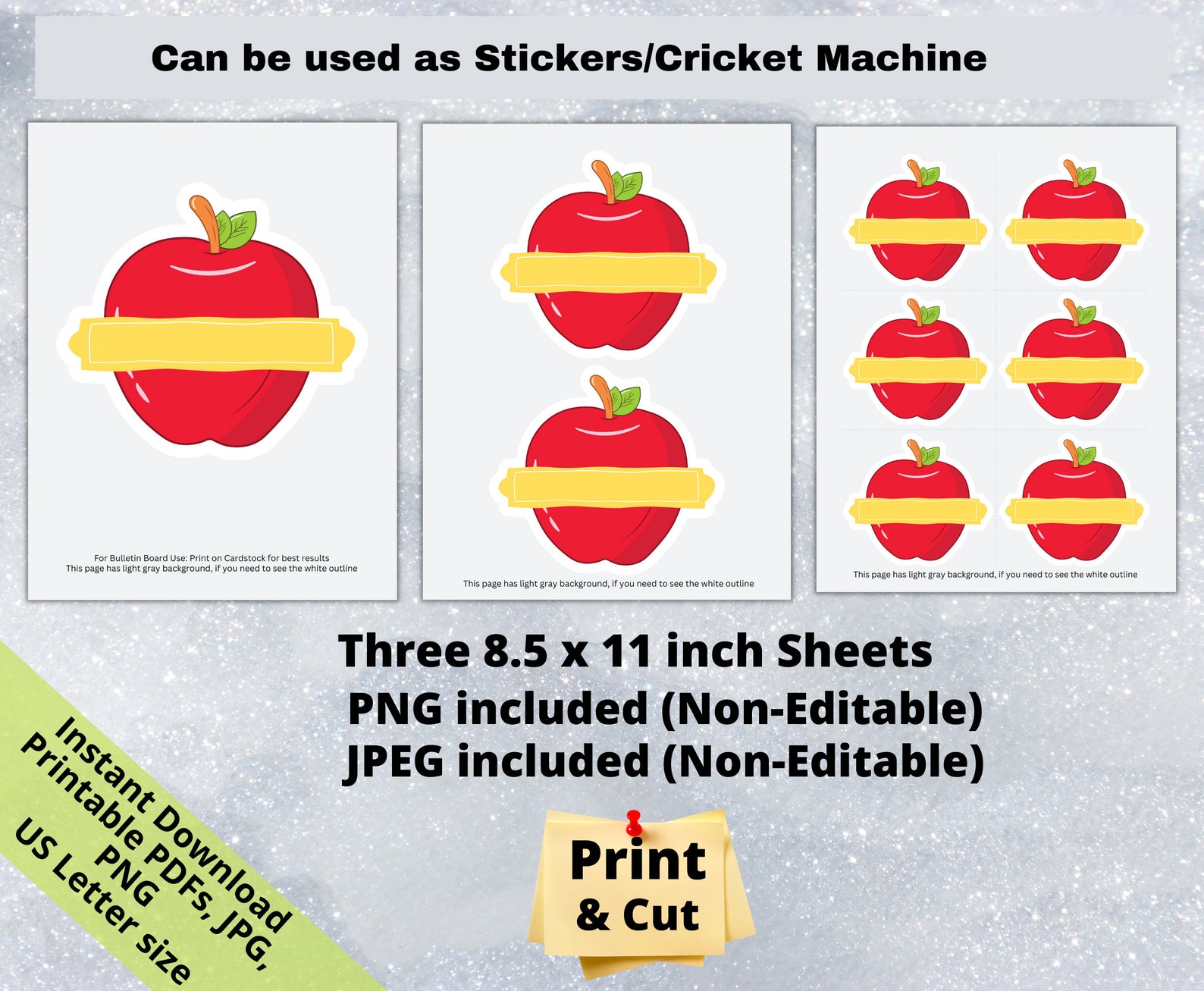 Red Apples Fall, Editable Student Name Tags PRINTABLES, Classroom ...