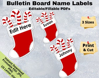 Christmas Classroom Decor Bulletin Board Printable - Etsy