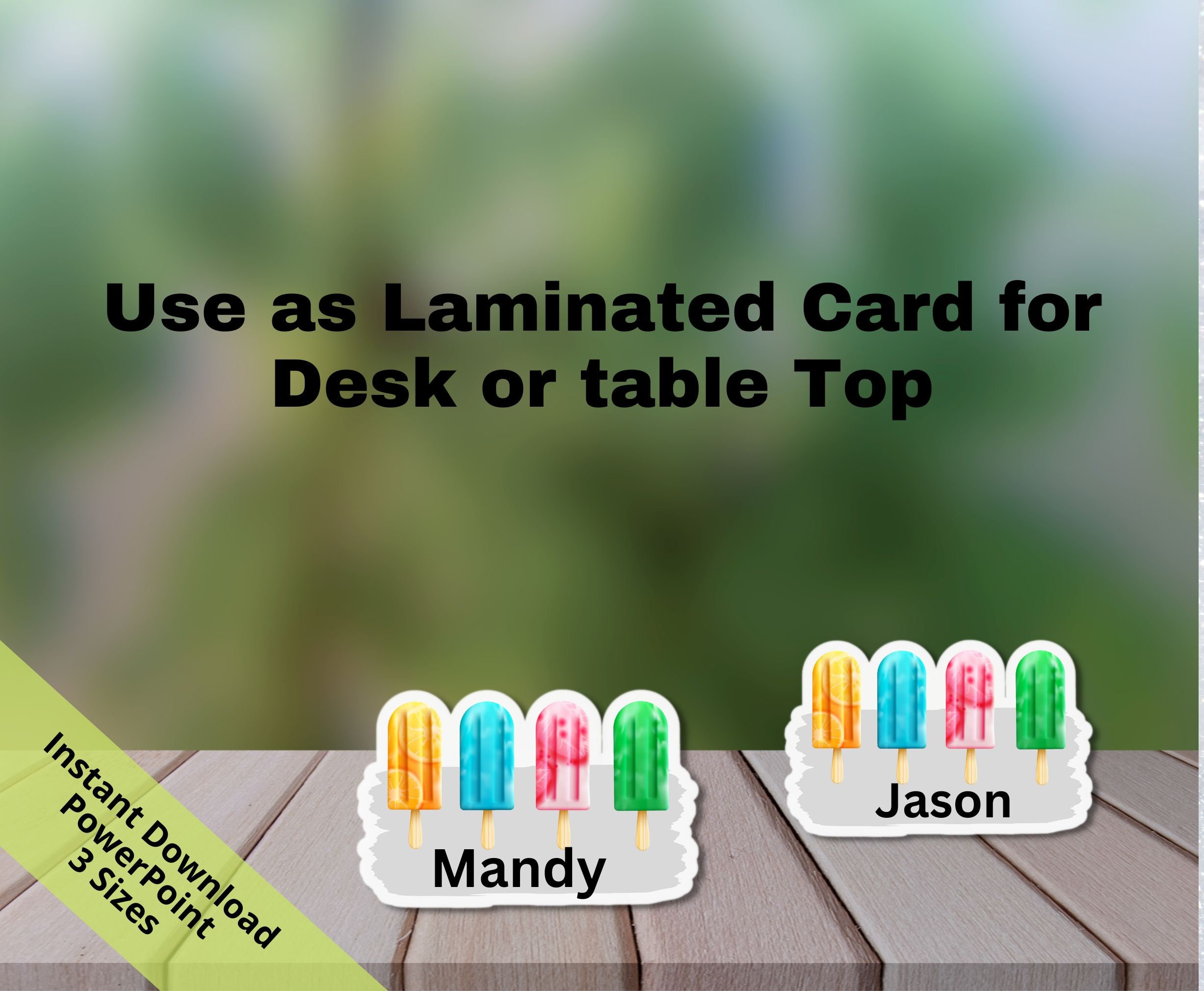 Summer Popsicles, Editable Student Name Tags PRINTABLES, Classroom ...