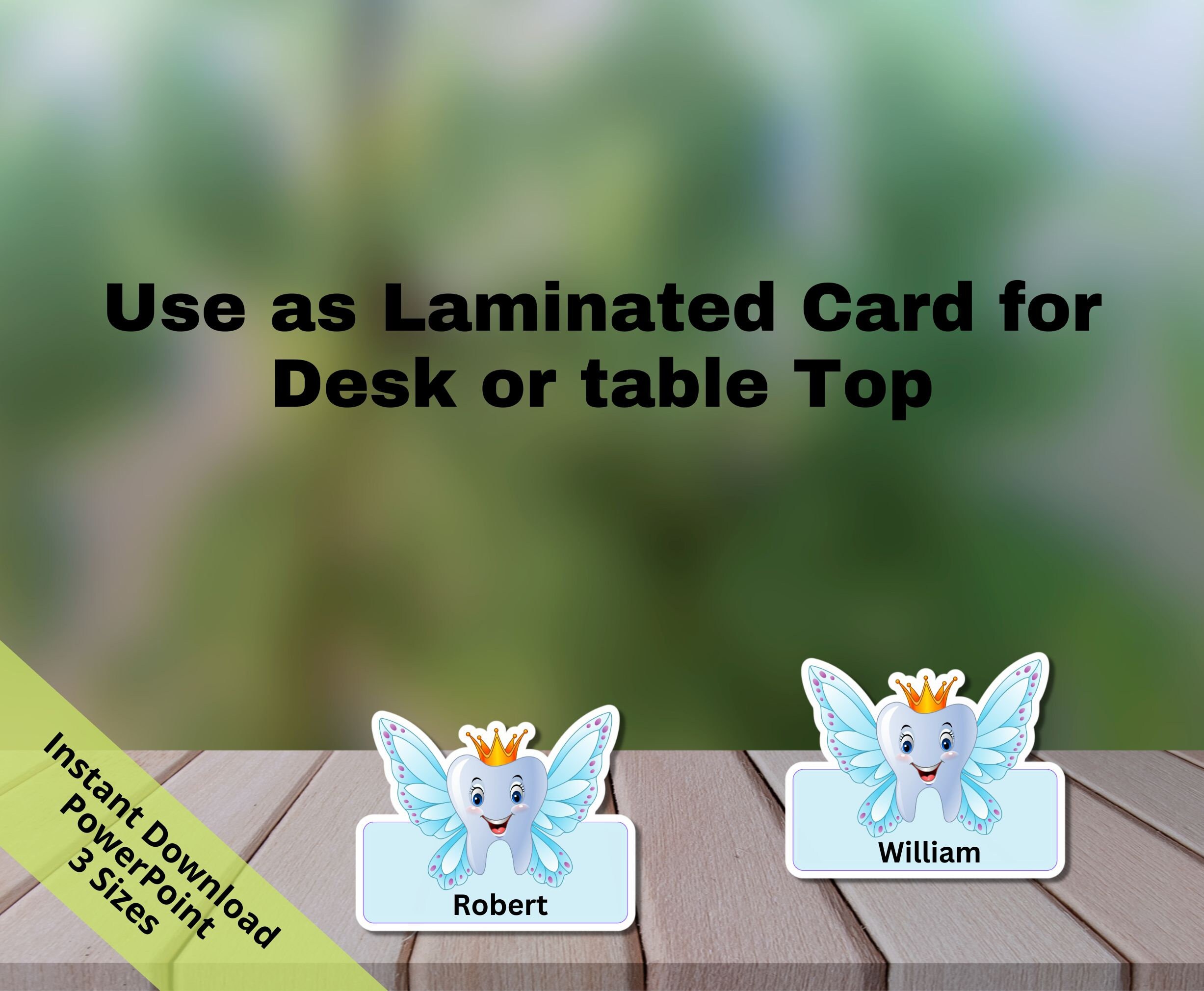 Tooth Fairy Name Tags: Editable Classroom Decor (digital Download) - Etsy