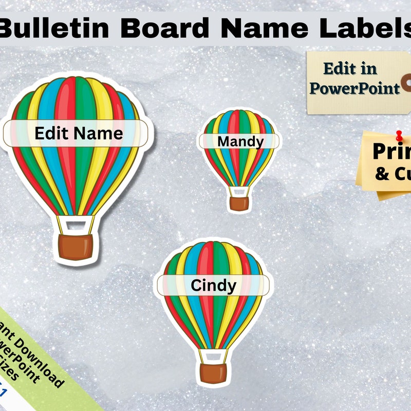 Hot Air Balloon Banner - Etsy