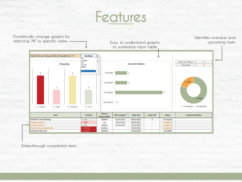 To-do List Template | Team and Individual | Productivity | Daily Task ...