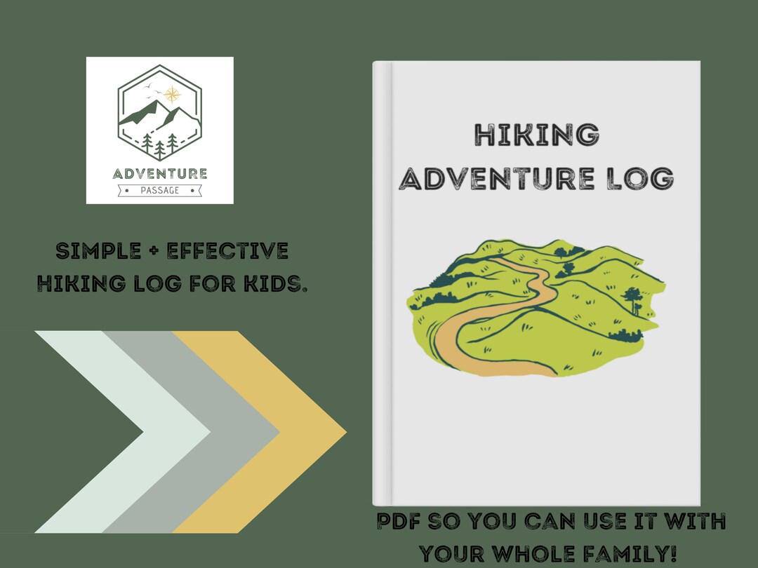 Hiking Adventure Log, Hiking Journal, Trail Journal - Etsy