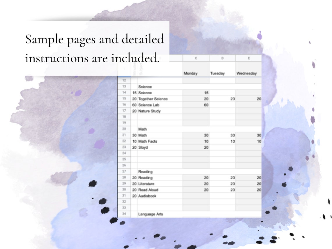 Editable Missouri Homeschool Hours Log - Etsy
