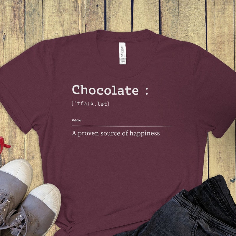 Chocolate T Shirt - Etsy
