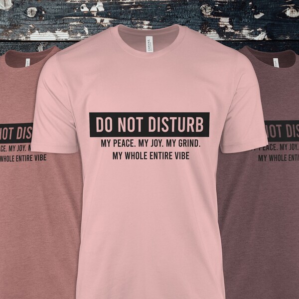 Do Not Disturb Shirt - Etsy