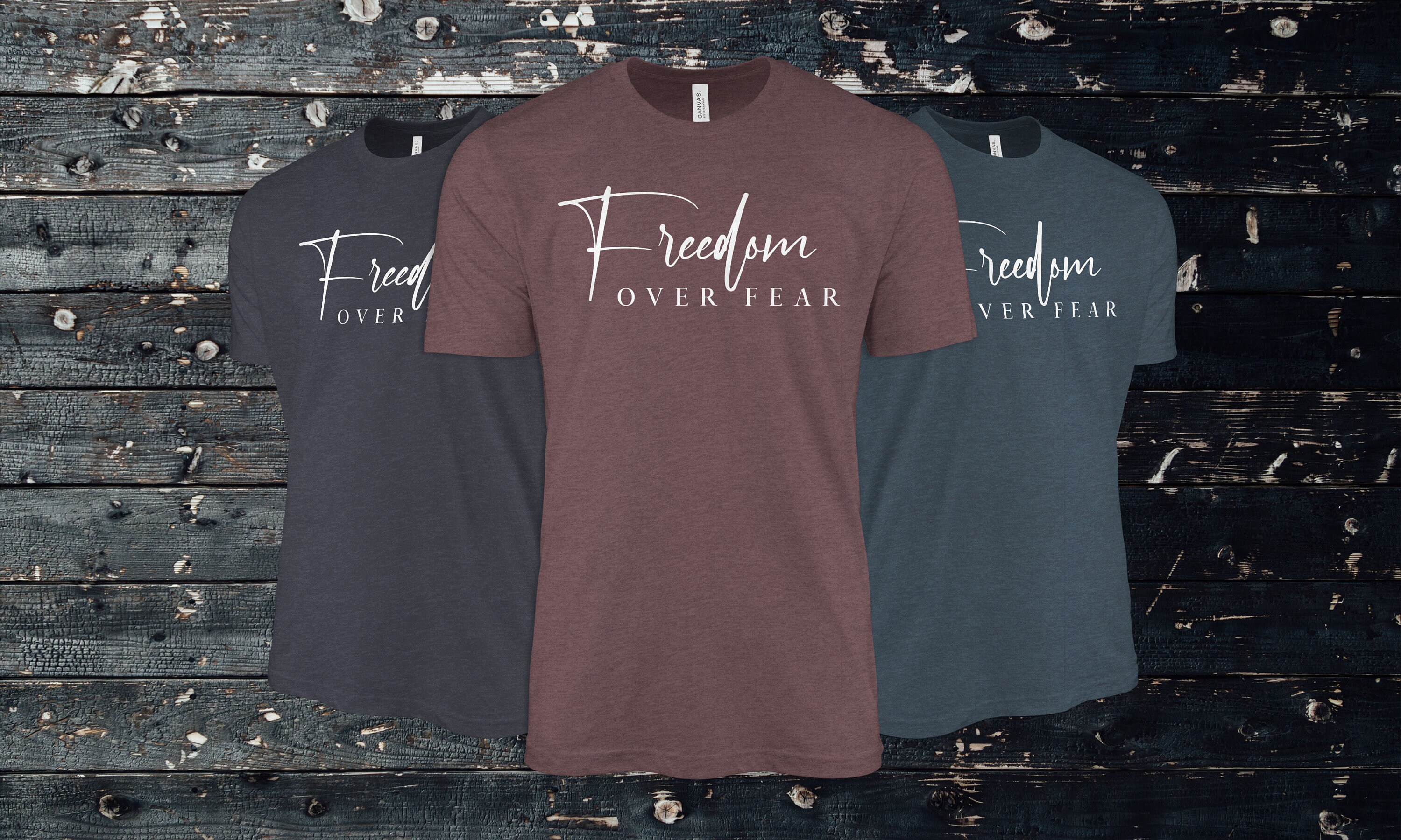 Freedom Over Fear Shirt, Freedom T-shirt, Motivational Shirt, Patriotic ...