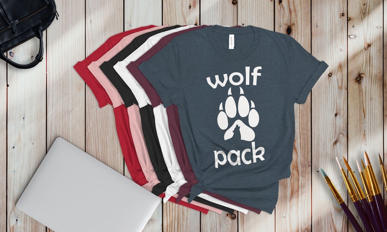 Wolf Pack Shirt Wolf Shirt Wolf Lover Gift Wolf Graphic - Etsy