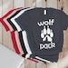 Wolf Pack Shirt, Wolf Shirt, Wolf Lover Gift, Wolf Graphic Tee, Family ...