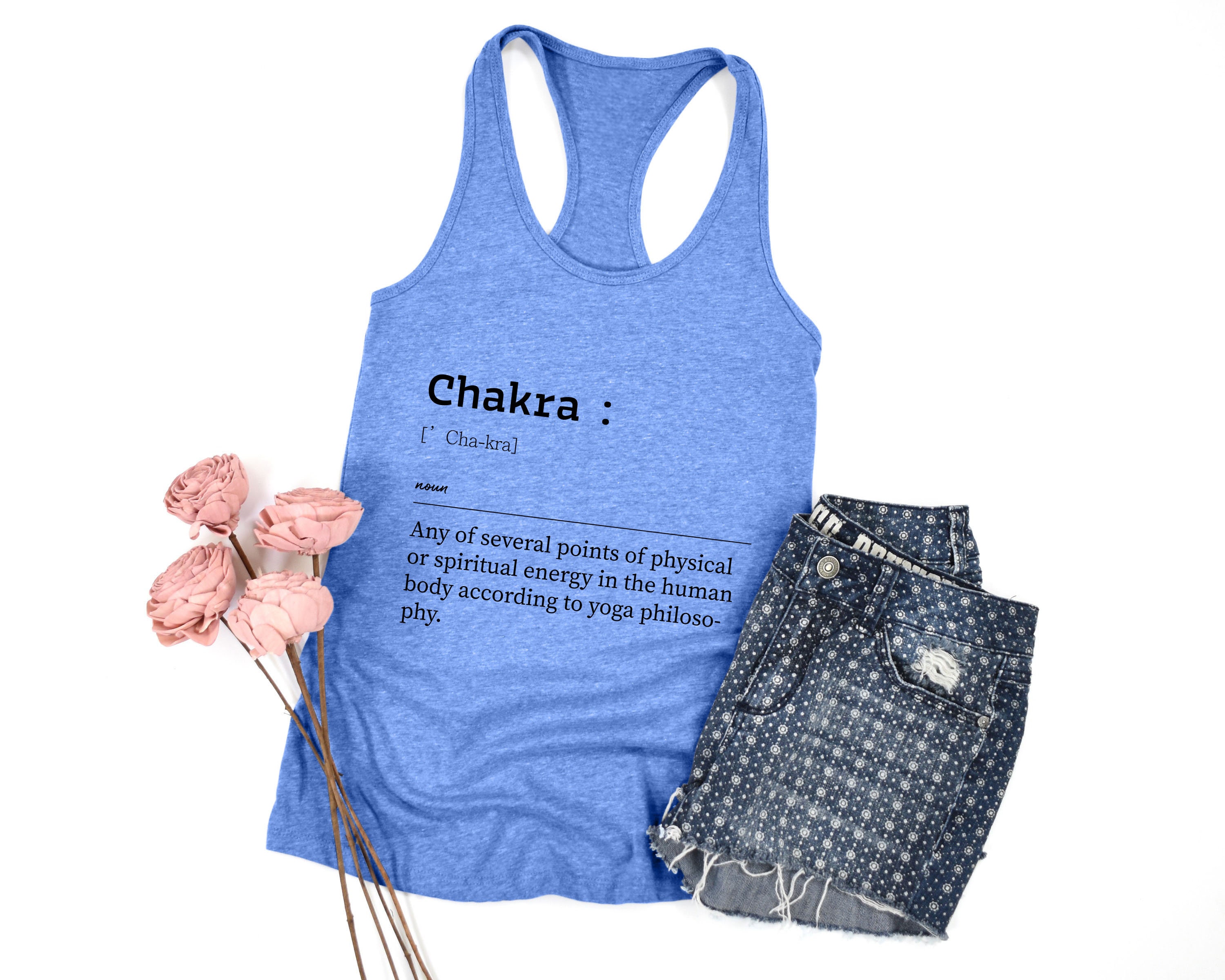 Chakra Definition Shirt Chakra T-shirt Chakra Tank Top Yoga - Etsy