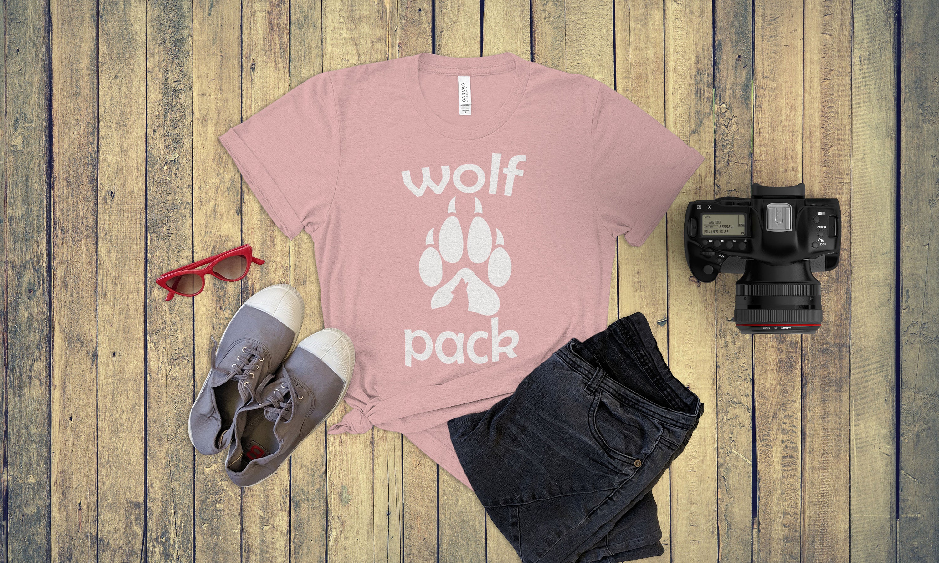 Wolf Pack Shirt, Wolf Shirt, Wolf Lover Gift, Wolf Graphic Tee, Family ...