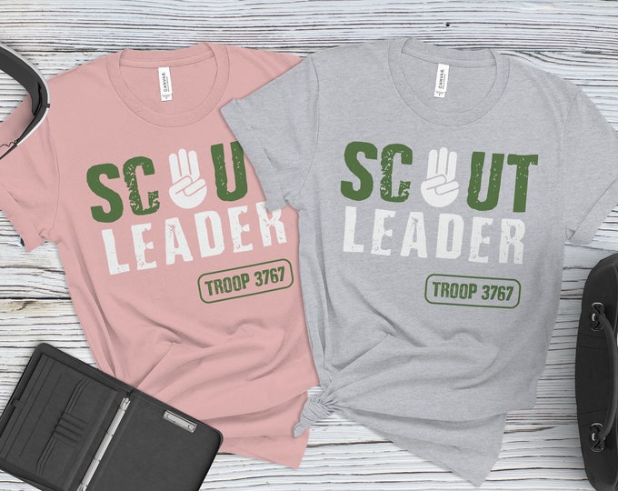 Scout Leader Shirt, Girl Scout Shirt, Girl Scout T Shirt, Girl Scout ...