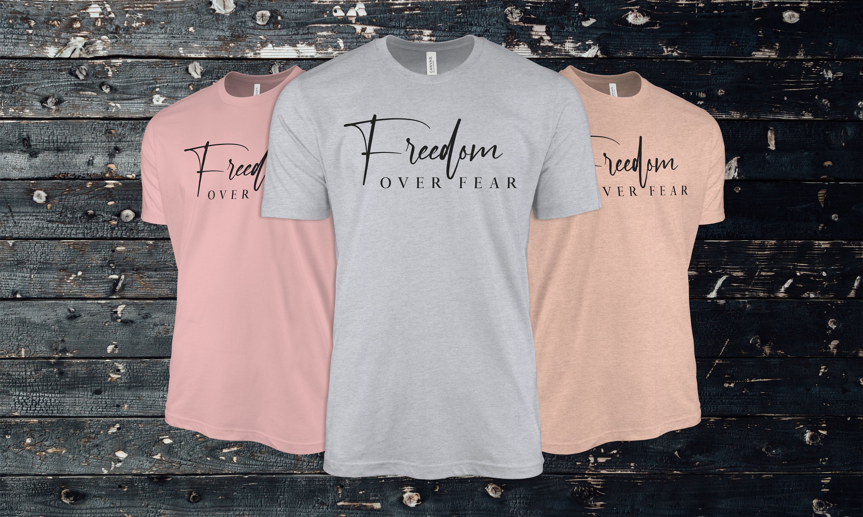 Freedom Over Fear Shirt, Freedom T-shirt, Motivational Shirt, Patriotic ...