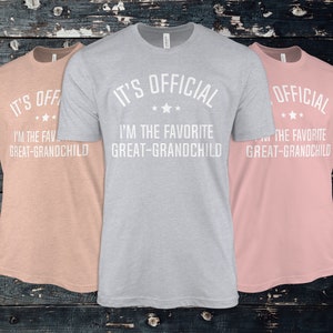 Funny Great-grandchild Shirt, Funny Grandchild Shirt, Granddaughter ...