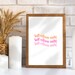 Printable Fall Wall Art Preppy Girly Orange Pink Fall Vibes Only Trendy ...