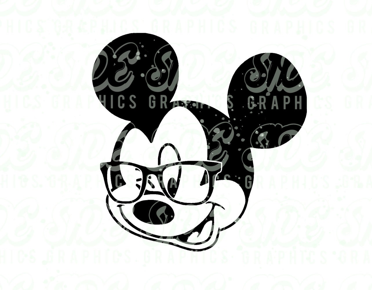 Mickey Wink Instant Download Digital File Svg, Png, Eps, Jpg, and Dxf ...