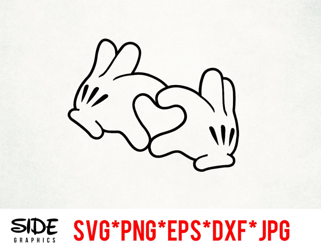 Heart Hands Instant Download Digital File Svg, Png, Eps, Jpg, and Dxf ...