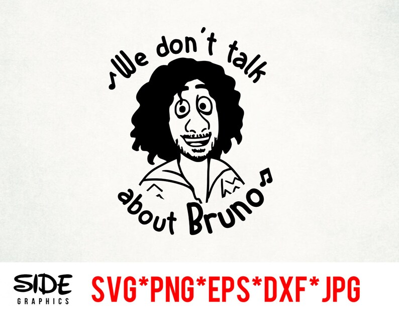 We Don’t Talk About Bruno Instant Download Digital File Svg, Png, Eps ...