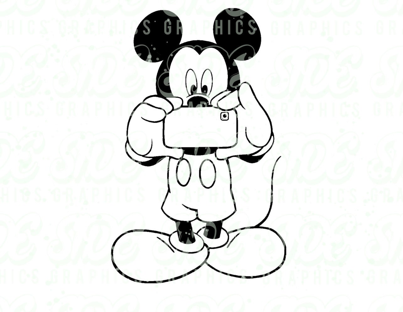 Camera Mickey Instant Download Digital File Svg Png Eps - Etsy