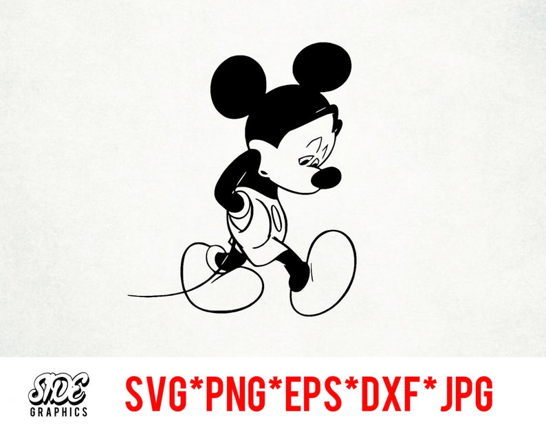 Sad Mickey Instant Download Digital File Svg Png Eps Jpg - Etsy