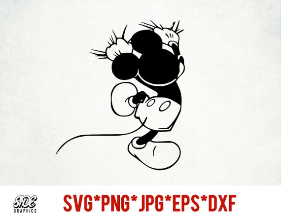Climbing Mickey Instant Download Digital File Svg Png Eps | Etsy