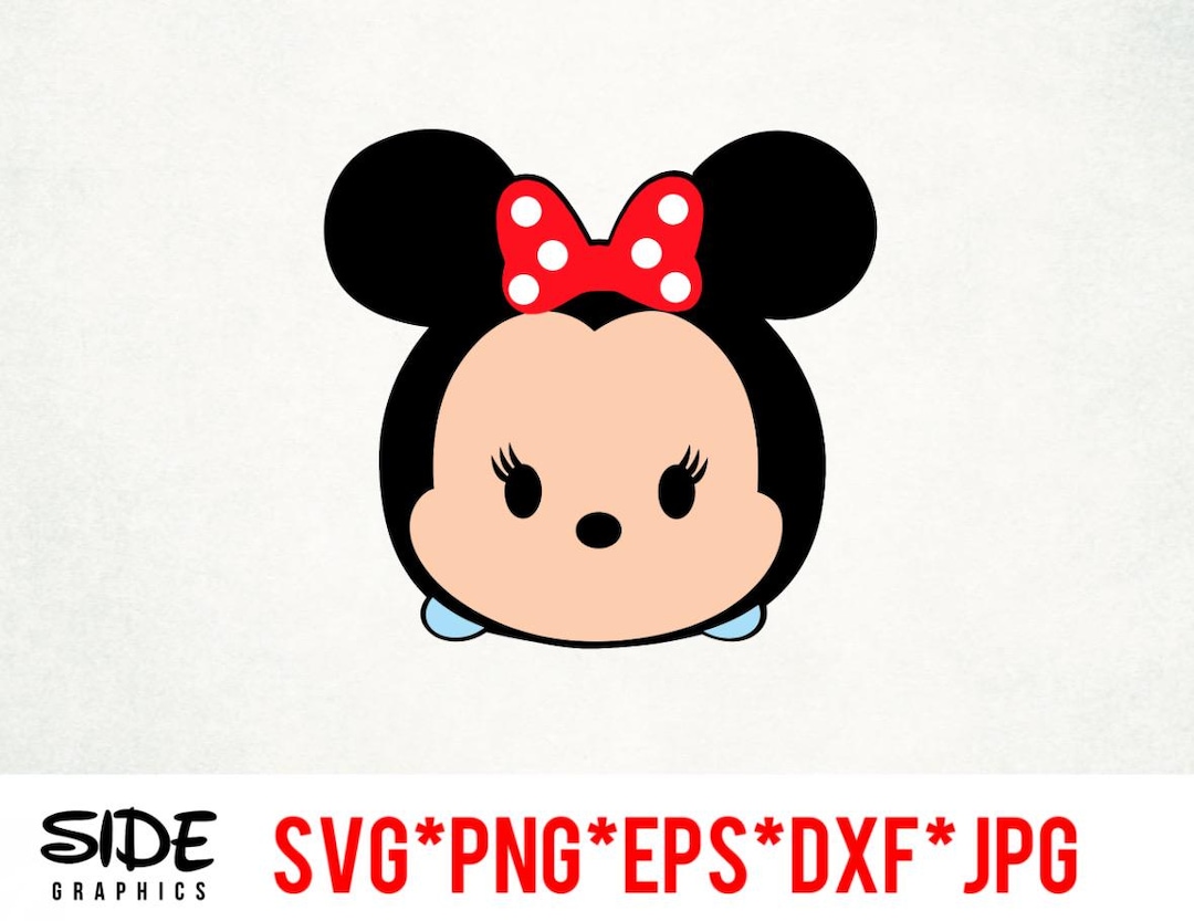 Minnie Tsum Tsum Instant Download Digital File Svg, Png, Eps, Jpg, and ...
